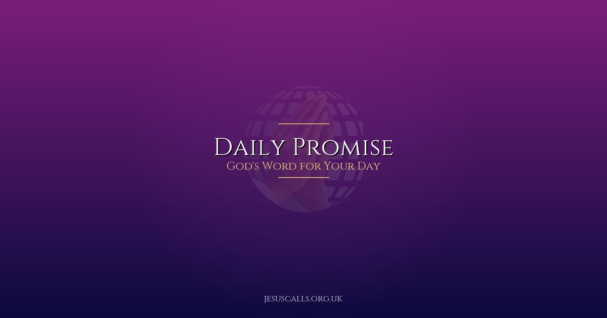 Jesus Calls Ministries — Daily Promise & Monthly Blessing